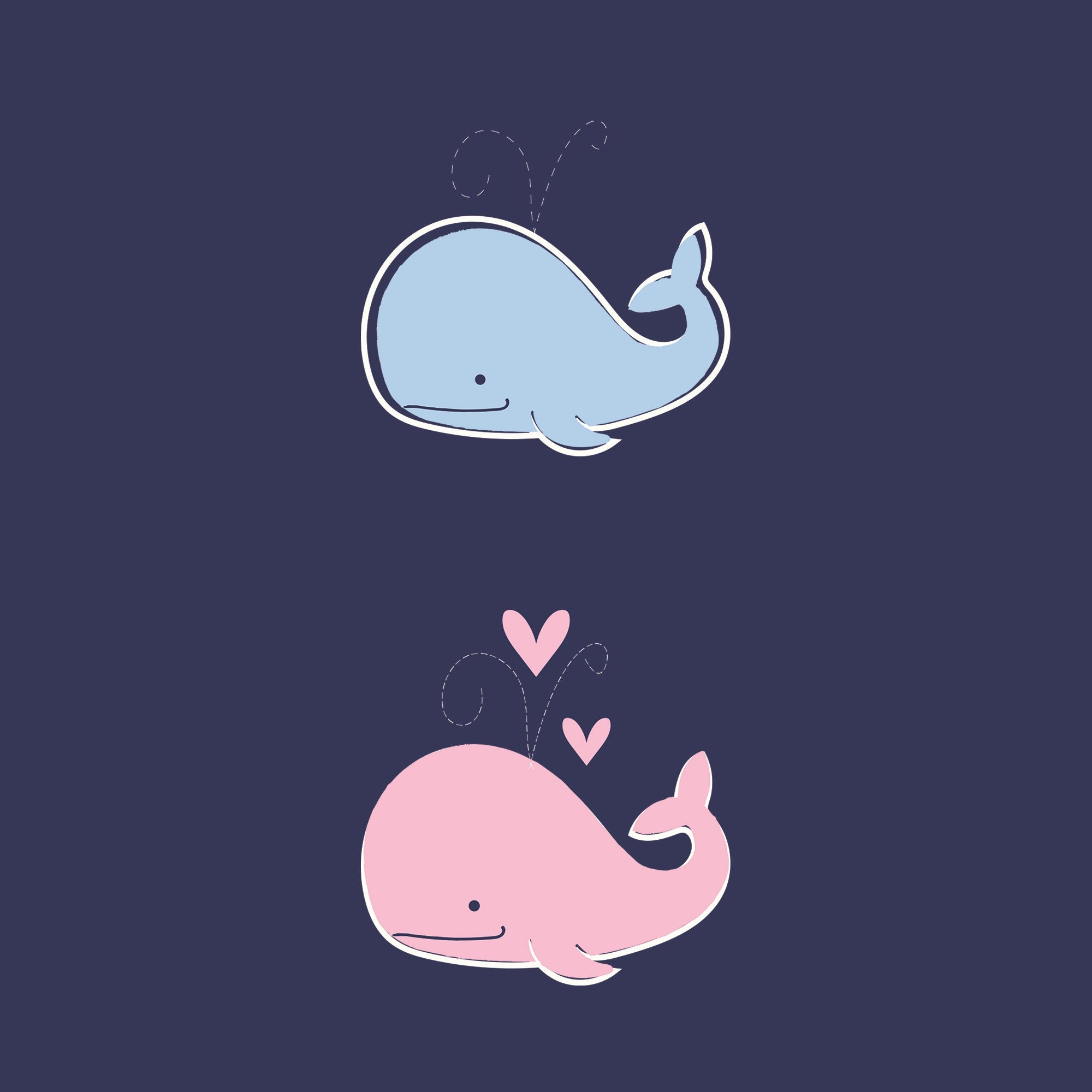 Bubbly Whale French Terry – Angel Dear